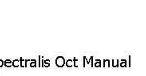 Heidelberg Engineering Spectralis Oct Manual Imgur