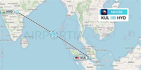 MH198 Flight Status Malaysia Airlines Kuala Lumpur To Hyderabad MAS198