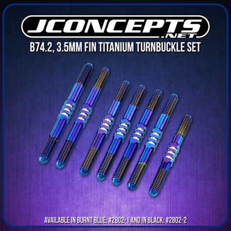 JConcepts New Release B74 2 3 5mm Fin Titanium Turnbuckle Set JConcepts Blog