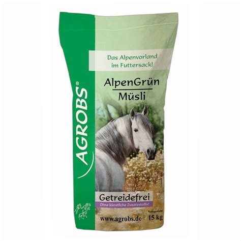 Agrobs AlpenGrün Müsli ohne Getreide und Melasse direkt online bestellen