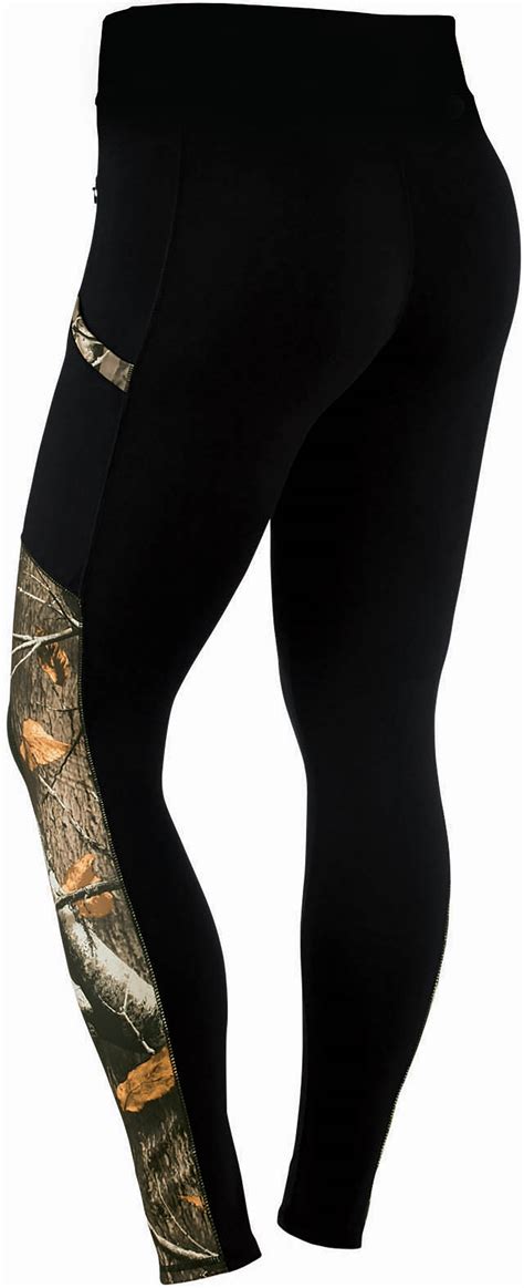 Womens Driven Performance Big Game Camo Leggings Legendary Whitetails