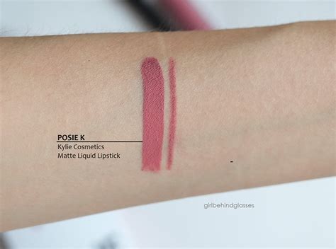 Kylie Cosmetics Lip Kit In Posie K Review Girl Behind The Glassese