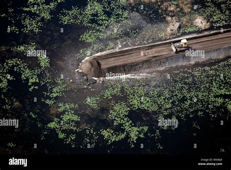 A Bulldozer Fills In A Florida Wetland For A Suburban Central Florida