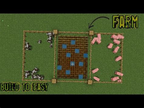 How To Make Farm In Minecraft Minecraft Me Food Farm Kaise Banaye Youtube