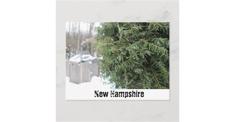Country Nh Winter Postcard Zazzle