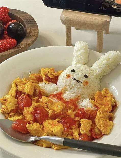 Delicious Asian Rice Dish Cute Chinese Aesthetic Cute Food Cooking