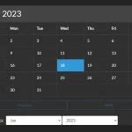 Insert A Basic Calendar Ui Into Your Webpage Calendar Js Css Script