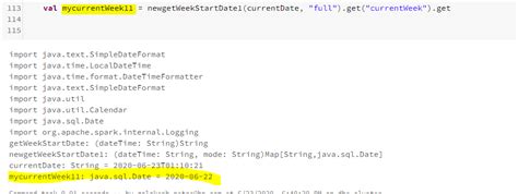 Scala Type Mismatch While Returning Mapstringjavasqldate Stack