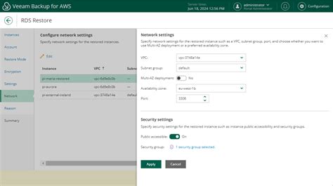 Step 7 Configure Network Settings Veeam Backup For Aws Guide