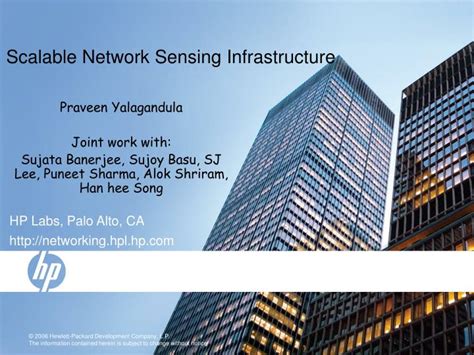 Ppt Scalable Network Sensing Infrastructure Powerpoint Presentation