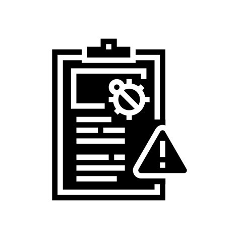 Bug Report Glyph Icon Vector Illustration 10402285 Vector Art At Vecteezy