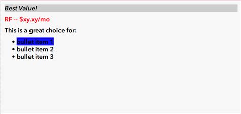 applying background color to entire list item esri community