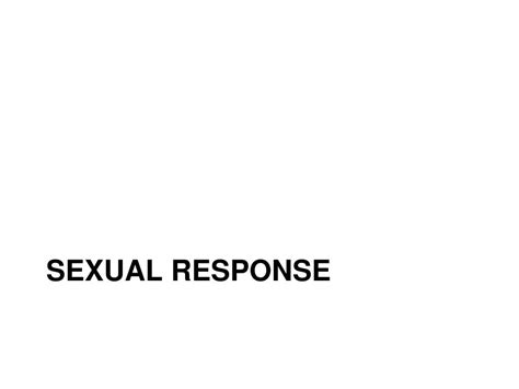 PPT Chapter Sexual Arousal And Response PowerPoint Presentation