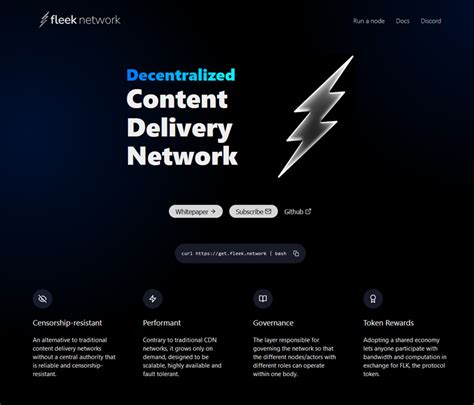 Fleek Network Decentralized Content Delivery Network