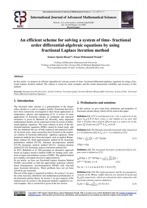 PDF An Efficient Scheme For Solving A System Of Time Fractional