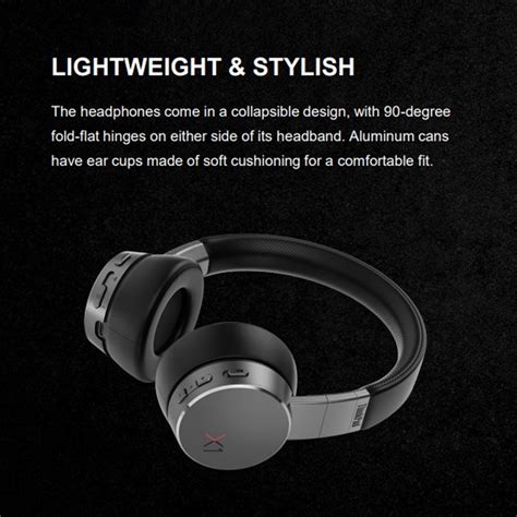 Lenovo ThinkPad X Head Mounted Active Noise Reduction Bluetooth Headphones Alexnld Com