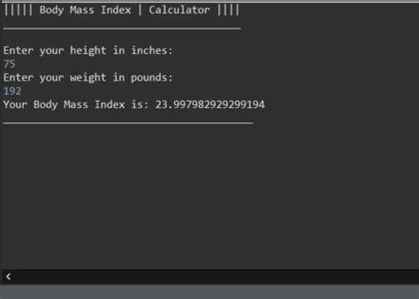 GitHub Jmathtech Body Mass Index This Is A Weight Class Calculating