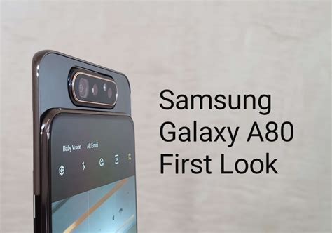 Watch Samsung Galaxy A80 With Pop Up Rotating Camera In Action Tech