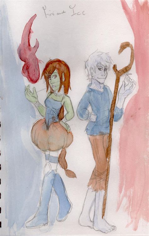 Fire And Ice By Laurendraws Official On DeviantArt