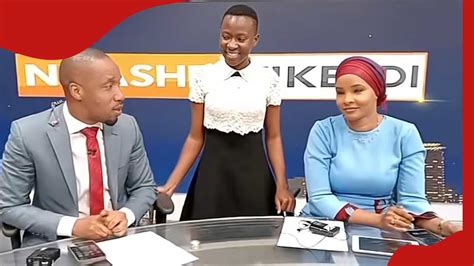 Lulu Hassan Hubby Rashid Lovingly Encourage Young Citizen Tv Reporter