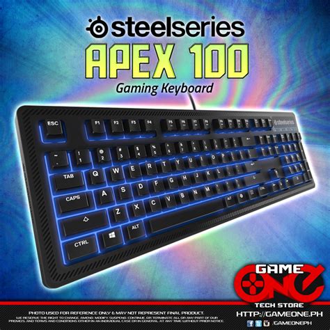 Game One Ph The Steelseries Apex 100 Gaming Keyboard Is