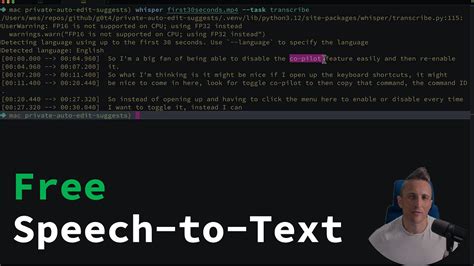 Openai Whisper Command And Python Library