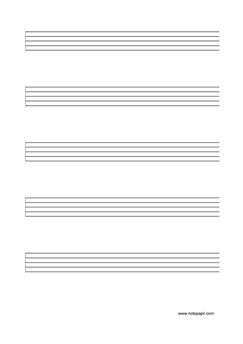 Free Printable Music Staff Paper Blank Sheet Music Printable Sheet
