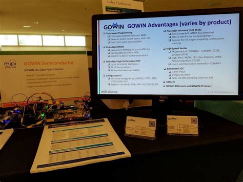 Did You Miss Seeing Gowin Semiconductor At The Linley Conference Mipi Alliance Table Gowins