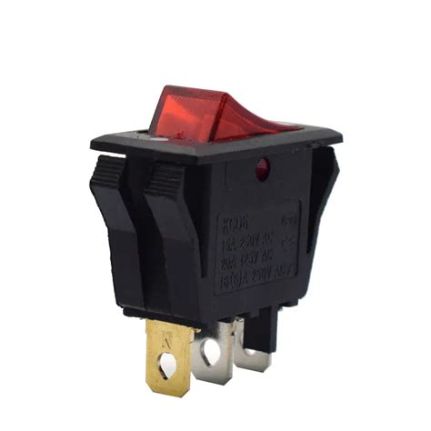 Best Kcd6 3 Pin Rocker Switch 15a 250vac20a 125vac On Off Rocker