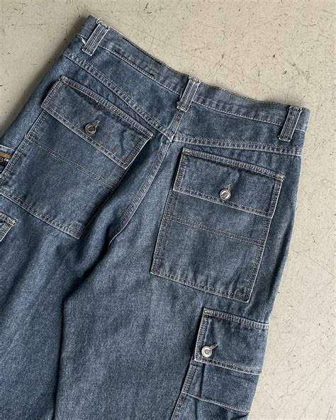 펠레펠레 데님 포켓 카고 카프리 팬츠 후루츠패밀리