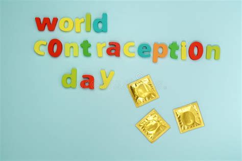 World Contraception Day September 26 Flat Lay Safe Sex And