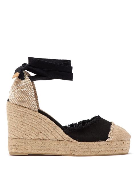 Catalina canvas jute espadrille wedges Castañer MATCHESFASHION US Espadrilles wedges