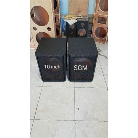 Jual Box Speaker Miniscop 10 Inch Dan Lubang Kit Power Shopee Indonesia