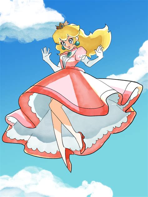 Safebooru 1girl D Artist Request Bare Legs Blue Eyes Clouds Crown