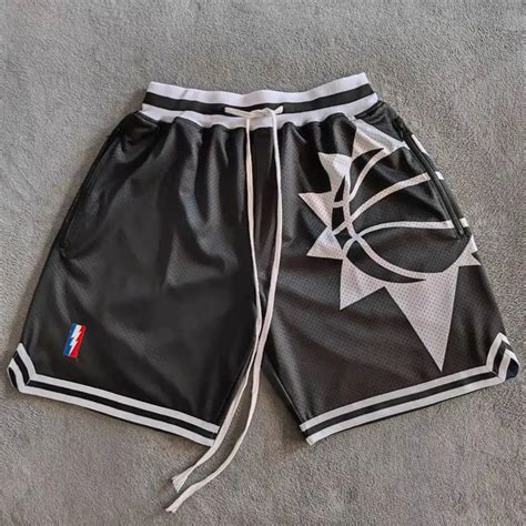 Mens Sun Printed Graphic Basketball Shorts With Zipper Pockets Jerseyone
