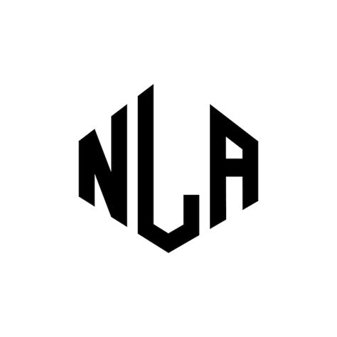 Premium Vector Nla Letter Logo Design With Polygon Shape Nla Polygon And Cube Shape Logo
