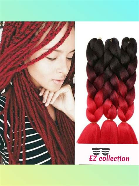 Rambut Sambung Box Braids Model 2 Warna Ukuran 60cm Lazada Indonesia