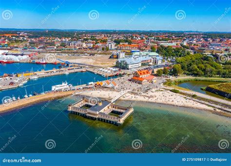 Varberg Sweden July 12 2022 Aerial View Of Swedish Town Varb