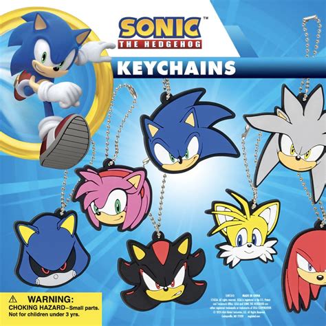 Sonic Keychains Vending Capsules 2 Inch 250 Ct