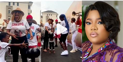 See Ire Dancing Hes So Happy Fans React As Actress Toyin Abraham