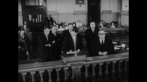 Courtroom Scene Philadelphia Usa 1960s Footage File