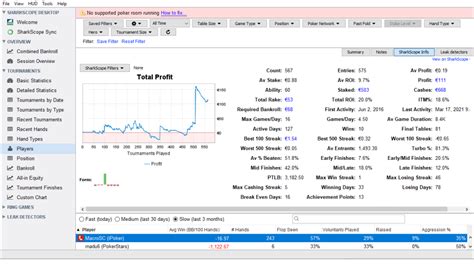Players SharkScope Desktop User Guide 1