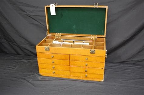 Wooden Gun Cleaning Box Many New Accessories Live And Online
