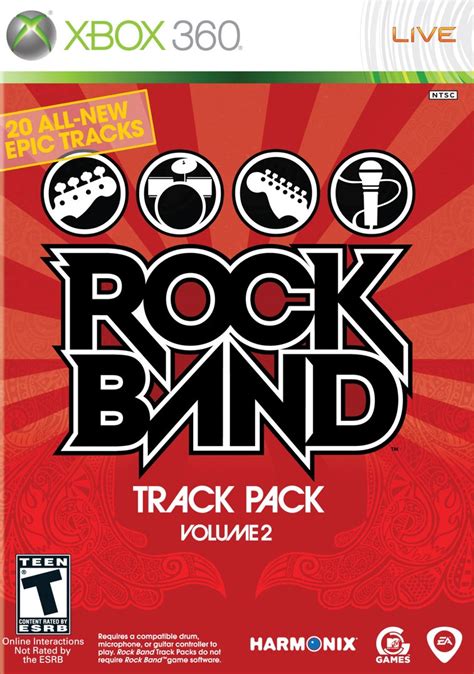 Rock Band Track Pack Volume 2 Xbox 360 Game