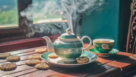 Beautiful Traditional Tea Arrangement Traditional Green Tea Chinese