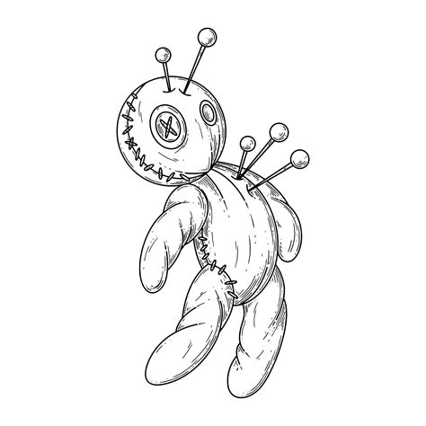 Premium Vector Voodoo Doll