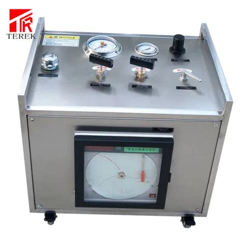 Water Pressure Testing Table For Pneumatic Liquid Booster Pump With