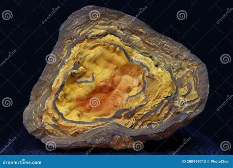 A Fragment Of A Limonite Nodule Brown Iron Ore Stock Image Image Of Isolated Nodule 200999713
