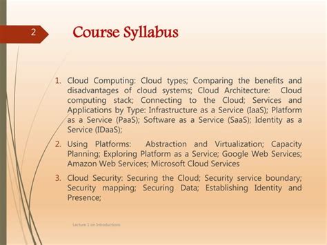 Cloud Computing Lecture 1 Pptx