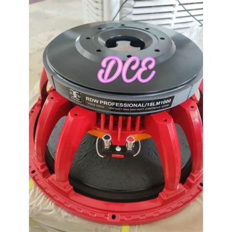 Jual Speaker Komponen Inch Rdw Lm Lm Rdw Lm Coil Shopee Indonesia